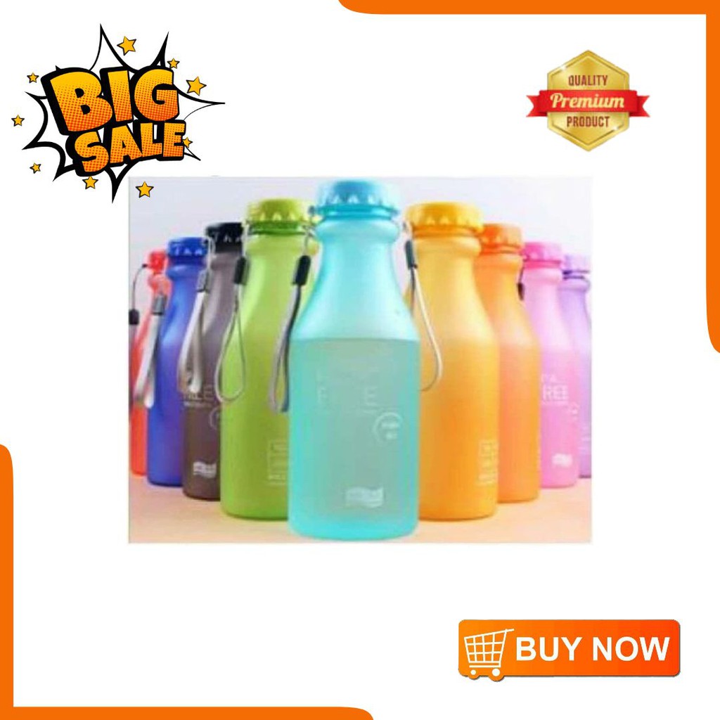 Jual Botol Minum BPA Free (DOFF) Anti Tumpah 500 ml (COLA DOFF) | Shopee Indonesia