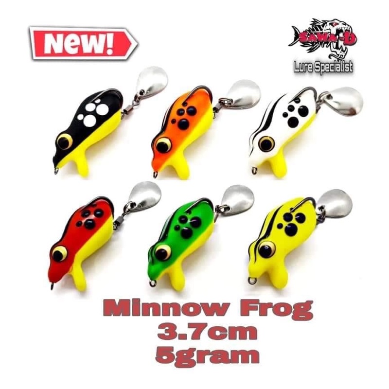 Jual Soft Frog Sawa-D Minnow Frog | Shopee Indonesia
