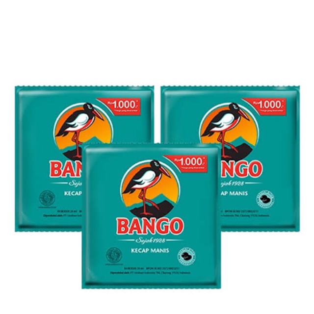 Jual Kecap Manis Bango Sachet 144 x 25g / Kecap Bango 1000 / Kecap ...