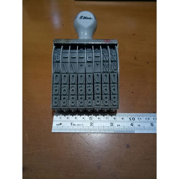 Jual Stempel Angka Shiny N-08 Angka 8 Digit 11mm | Shopee Indonesia