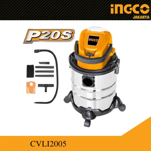 Jual VACUUM CLEANER CORDLESS 20V / VACUM CLEANER (20 LITER) INGCO ...