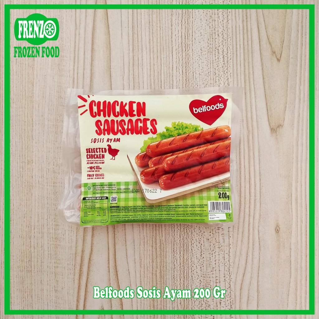 Jual Belfoods Sosis Ayam 200 GR isi 6 | Shopee Indonesia