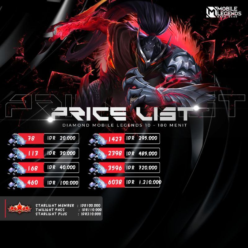 Jual Price List Diamond MLBB Semi Fast | Shopee Indonesia