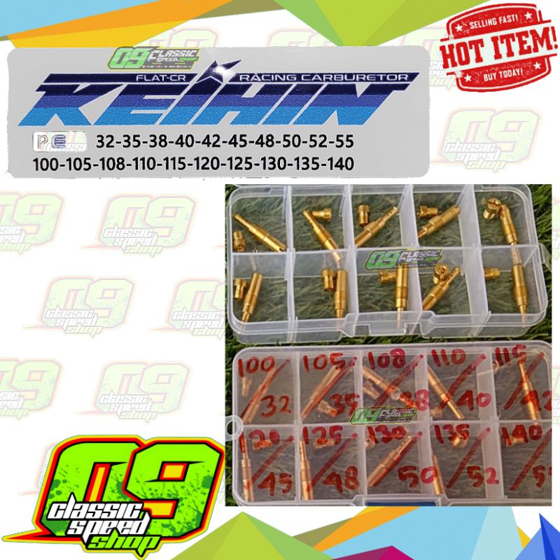 Jual Spuyer Main jet pilot Jet Karburator Karbu PWK dan PE isi 10 set | Shopee Indonesia