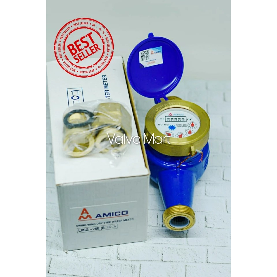 Jual Flow meter air AMICO 1" | Shopee Indonesia