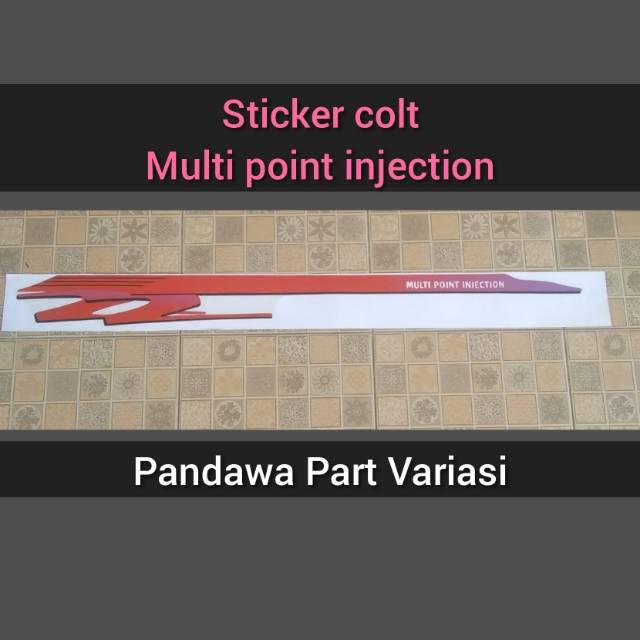 Jual Sticker stiker Mitsubishi colt T120ss pickup bak multi point ...