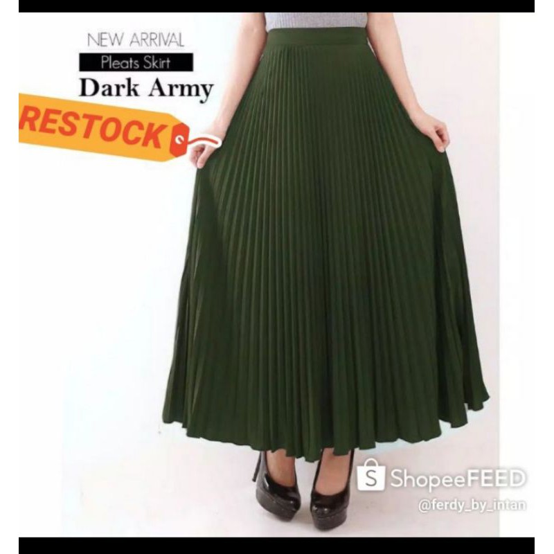 Jual ROK PLISKET PREMIUM//FASHION MUSLIM//ROK HYGET PREMIUM DEWASA//BAWAHAN WANITA//ROK PREMIUM ...