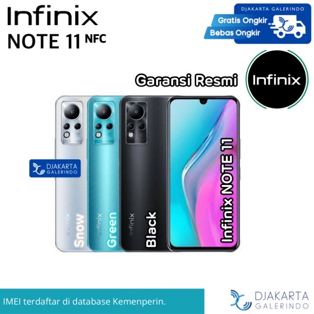 Jual Infinix Note 11 NFC 4/64GB - 6/128GB ( 64 + 128 ) - Garansi Resmi ...