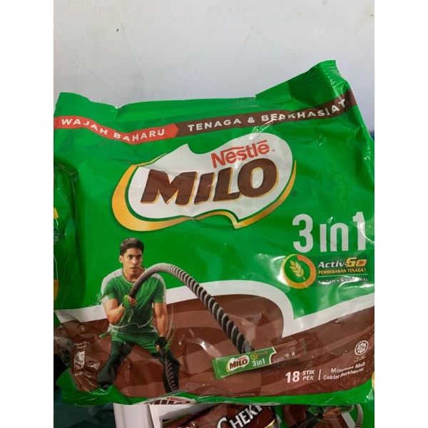 Jual Milo 3in1 Malaysia 18sachet | Shopee Indonesia