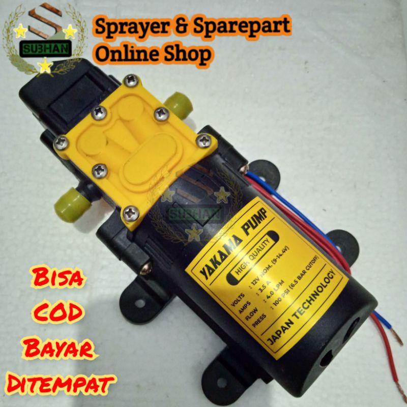 Jual Dinamo Pompa DC Steam 100 Psi 12V Auto Cut Off Otomatis Tangki ...