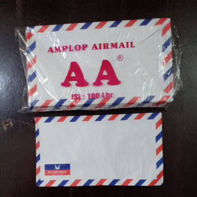 Jual Amplop Airmail AA 104 isi 100 lembar | Shopee Indonesia