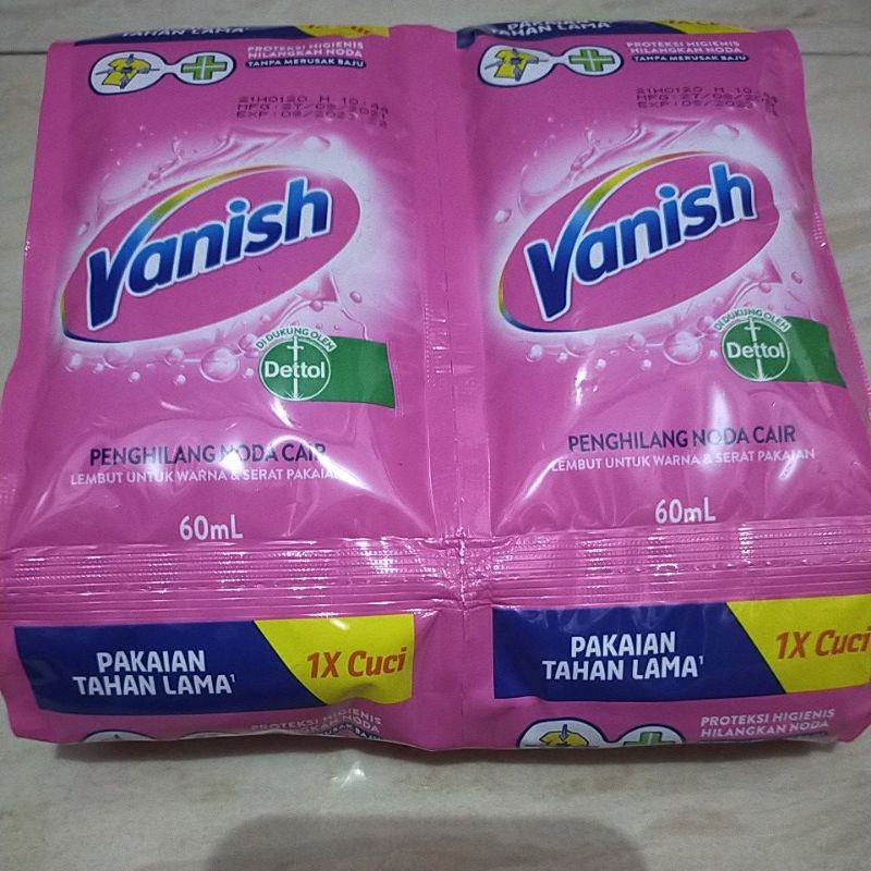 Jual vanish sachet kemasan 60ml dan refil 425ml | Shopee Indonesia
