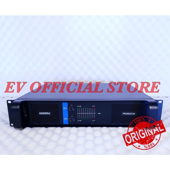 Jual POWER AMPLIFIER HARDWELL PRO 6000W & PRO 6000W ORIGINAL | Shopee ...