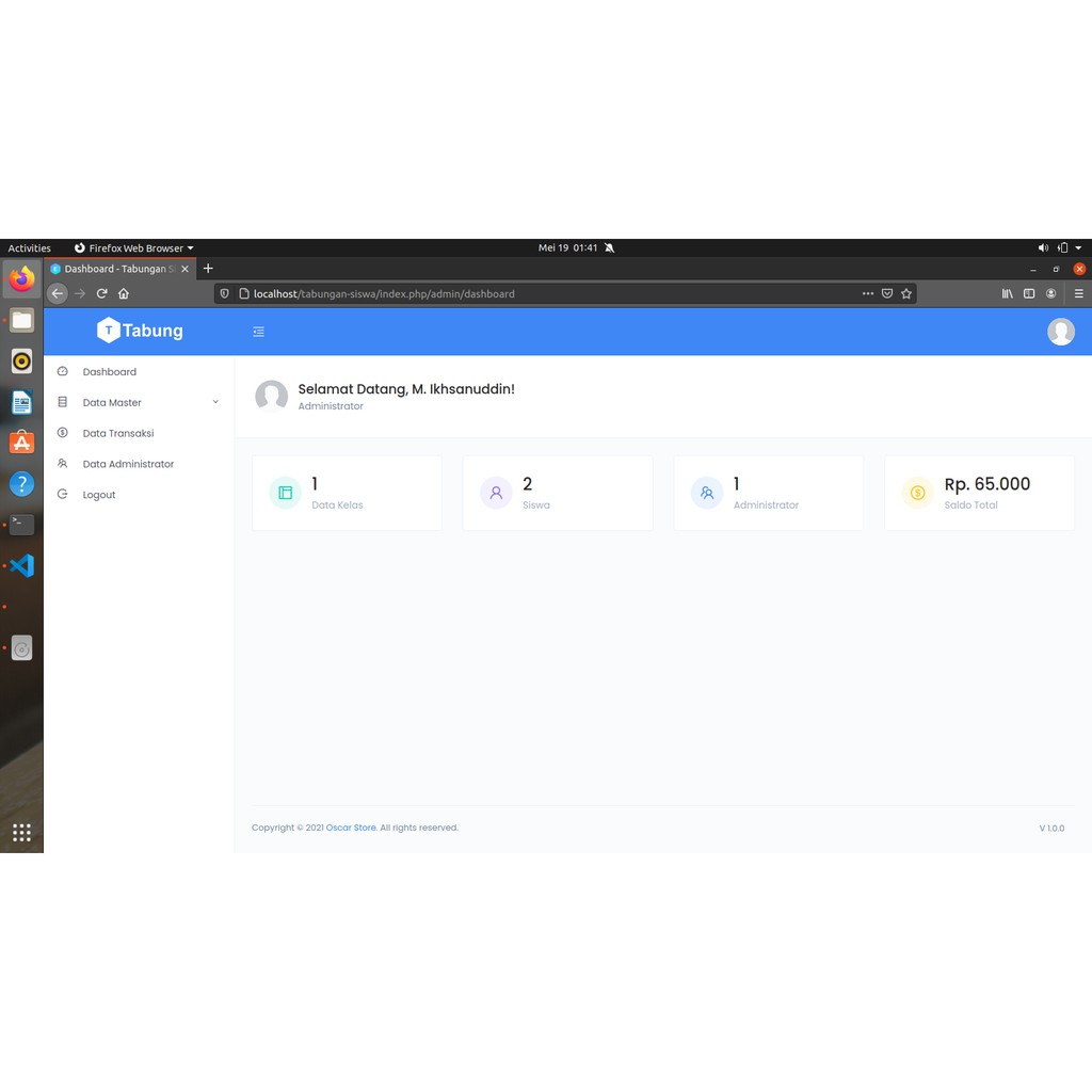 Jual Aplikasi Tabungan Siswa Berbasis Website dengan Framework CodeIgniter | Shopee Indonesia