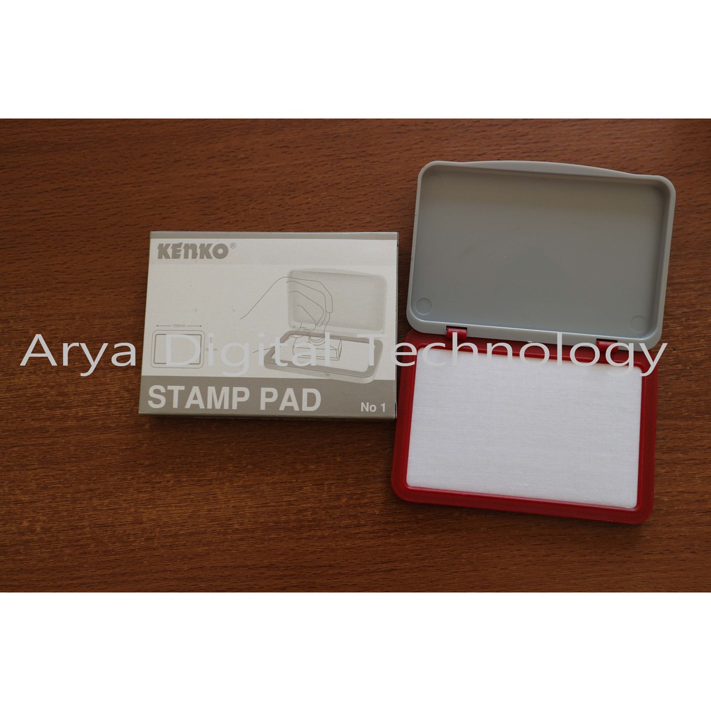 Jual Stamp Pad No 1 Kenko Bak Tinta Bantalan Stempel Murah Original ...