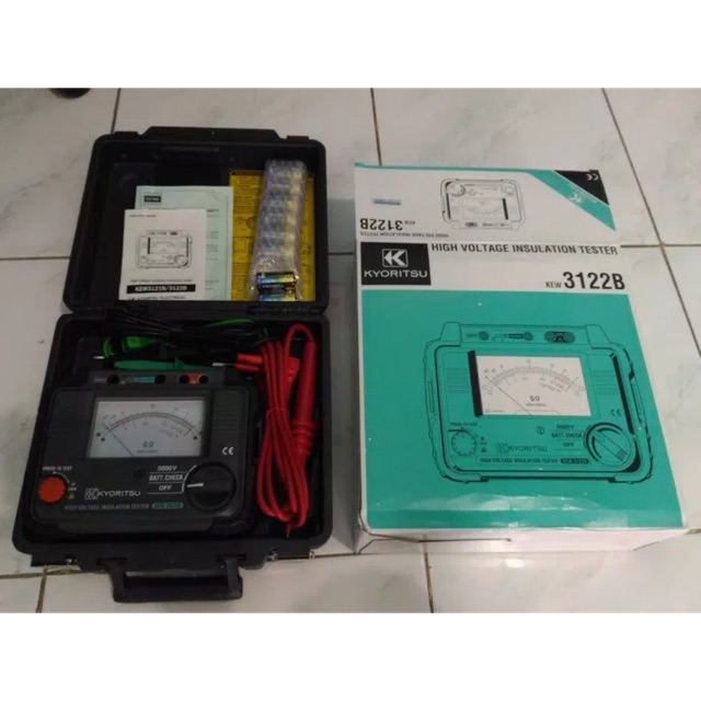 Jual Kyoritsu 3122B Analog High Voltage Insulation Tester (5000V ...