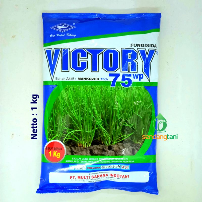 Jual Fungisida VICTORY 75 WP Blue Pemberantas Penyakit Tanaman Bahan ...