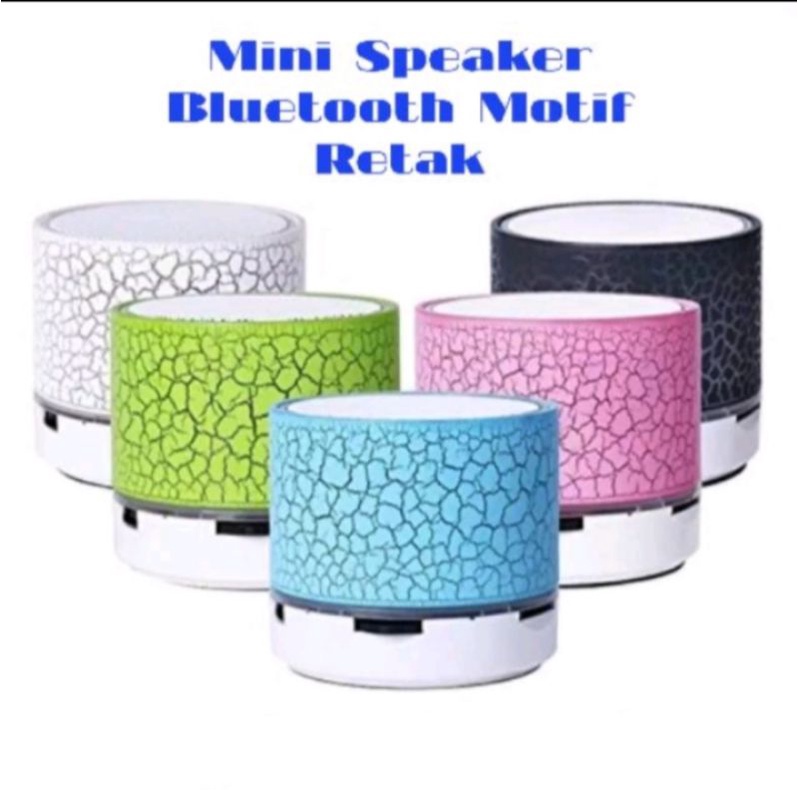 Jual SPEAKER MINI BLUETOOTH LED A9 ( MOTIF RETAK) | Shopee Indonesia