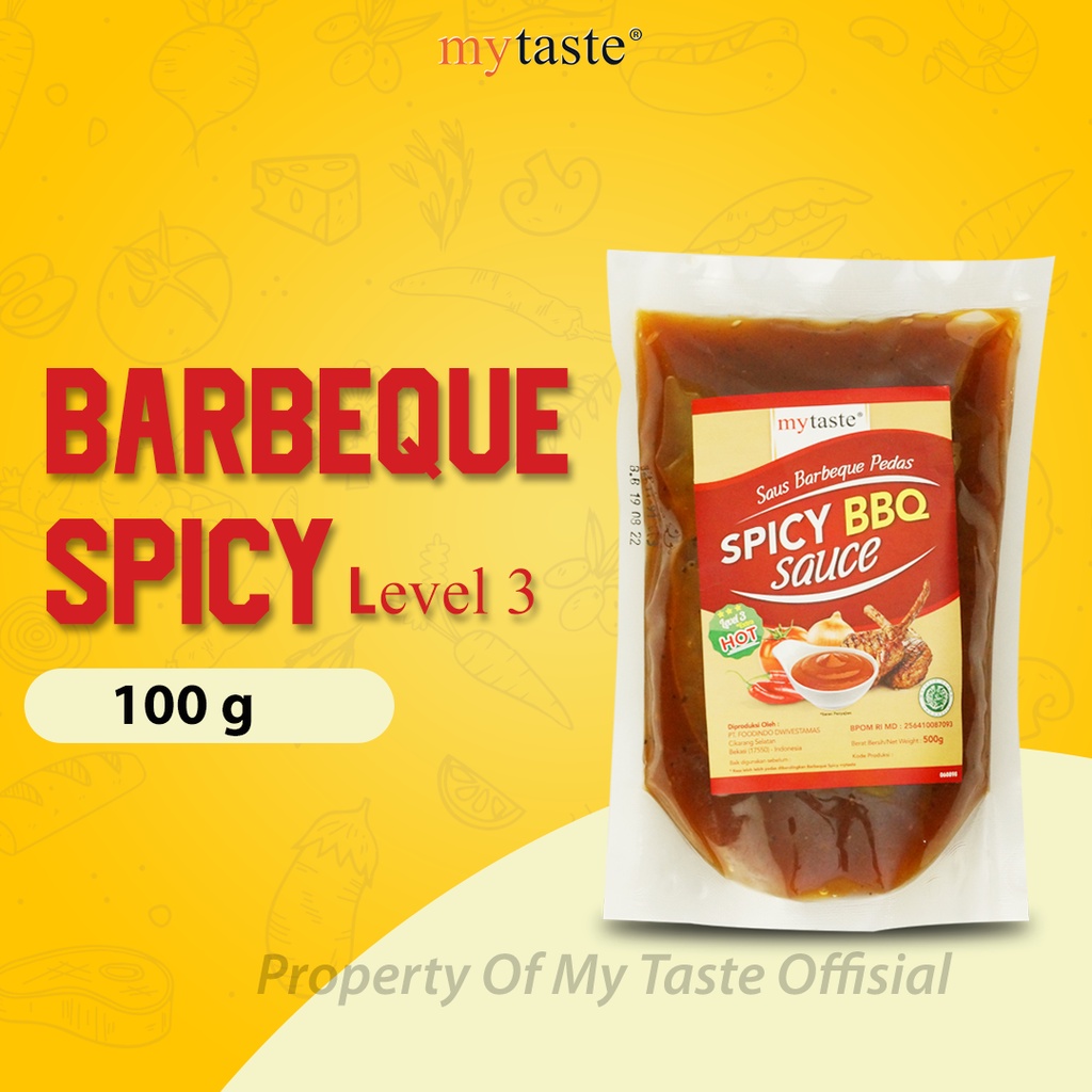 Jual My Taste Barbeque Spicy Lv 3 100gr Saus Barbeque Pedas Level 3 ...
