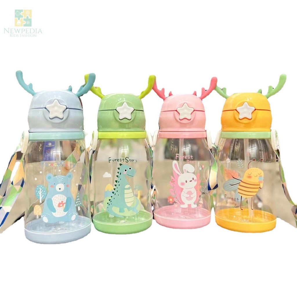 Jual COD BOTOL MINUM ANAK 600ML TANDUK RUSA TALI SEDOTAN COD MURAH | Shopee Indonesia