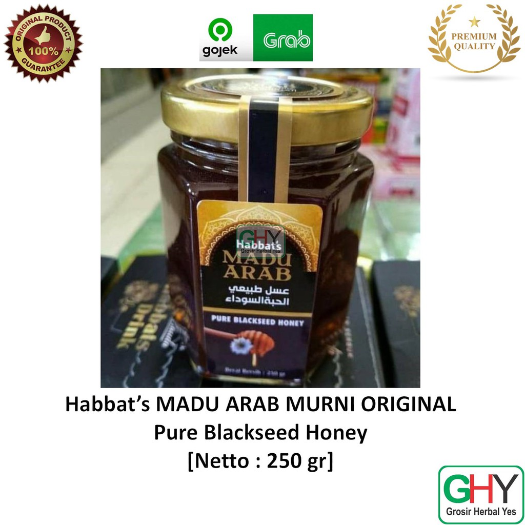 Jual Habbats Black Seed Honey Mesir - Madu Arab Asli 100 % - Madu ...