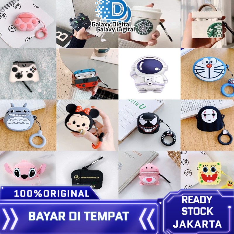Jual Robot TWS Wireless Earphone casing Airbuds T50 case/T30 case Motif ...