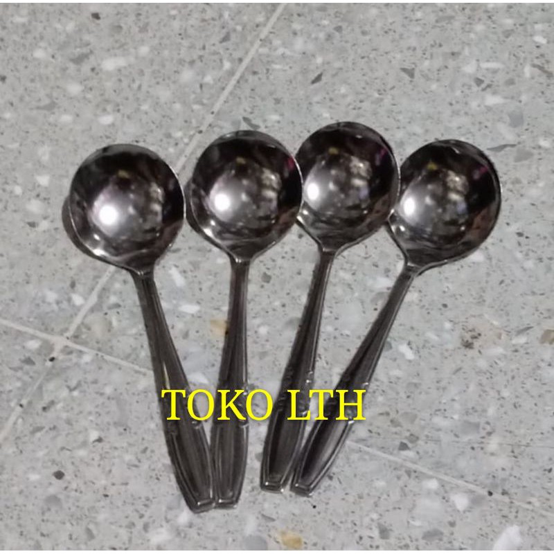 Jual SENDOK SUP STAINLESS (PER 6 PCS) 304 TRIANGLE / SENDOK SAYUR ...