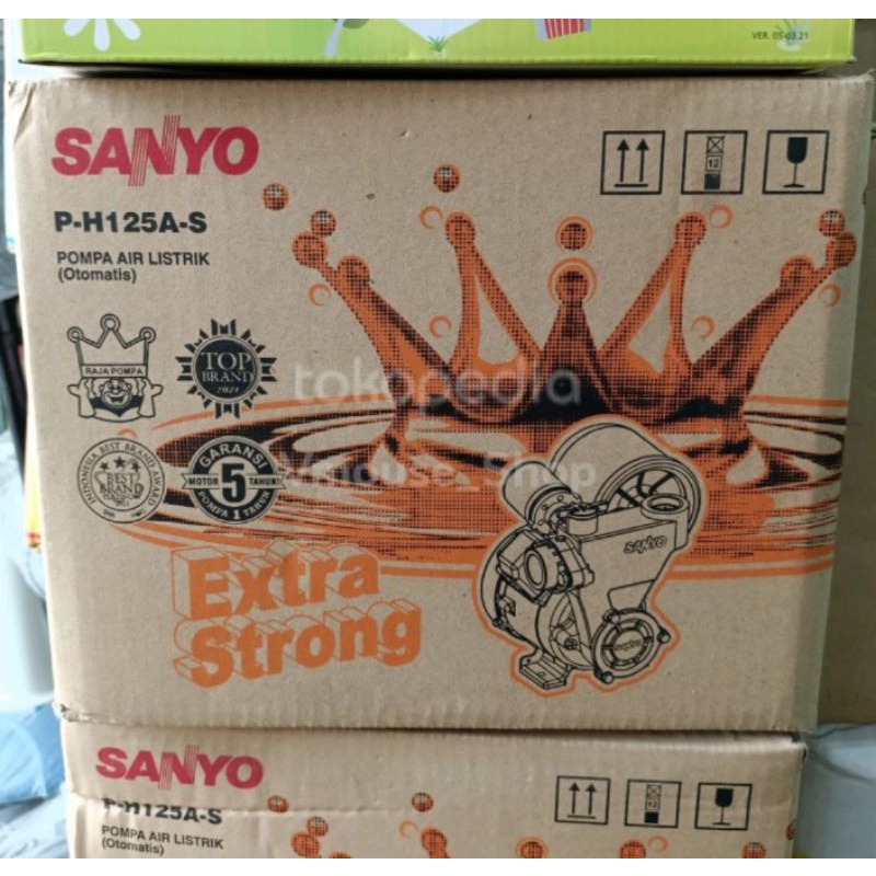 Jual POMPA AIR SANYO OTOMATIS 125A - MESIN AIR OTOMATIS - POMPA BANYU ...