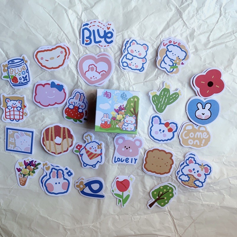 Jual 50 Pcs/Box STICKER PACK DECO STIKER LUCU CUTE KAWAII STICKER HP ...