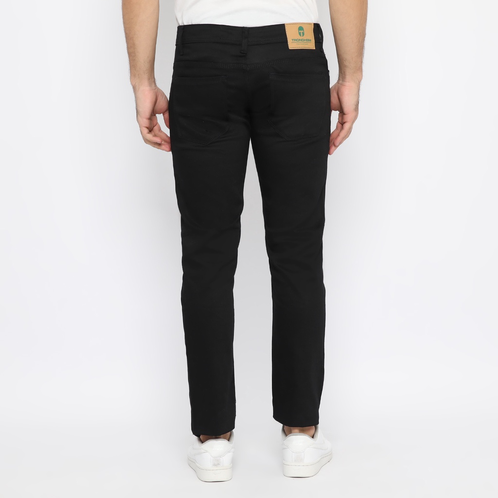 Jual Trondheim Celana Jeans Pria Hitam Pekat | Shopee Indonesia