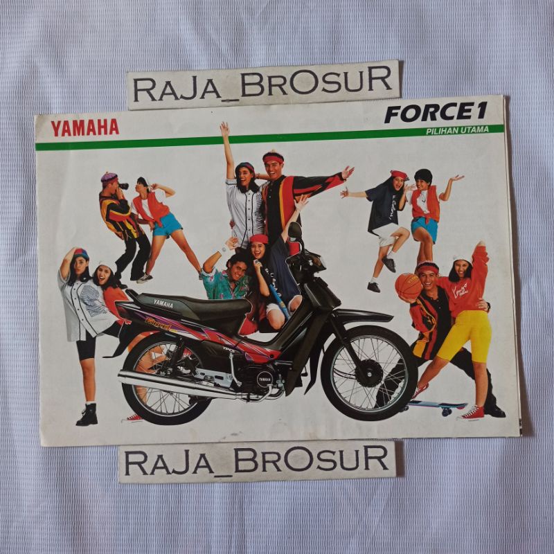 Jual Poster brosur jadul lawas Yamaha Force1 1994 | Shopee Indonesia
