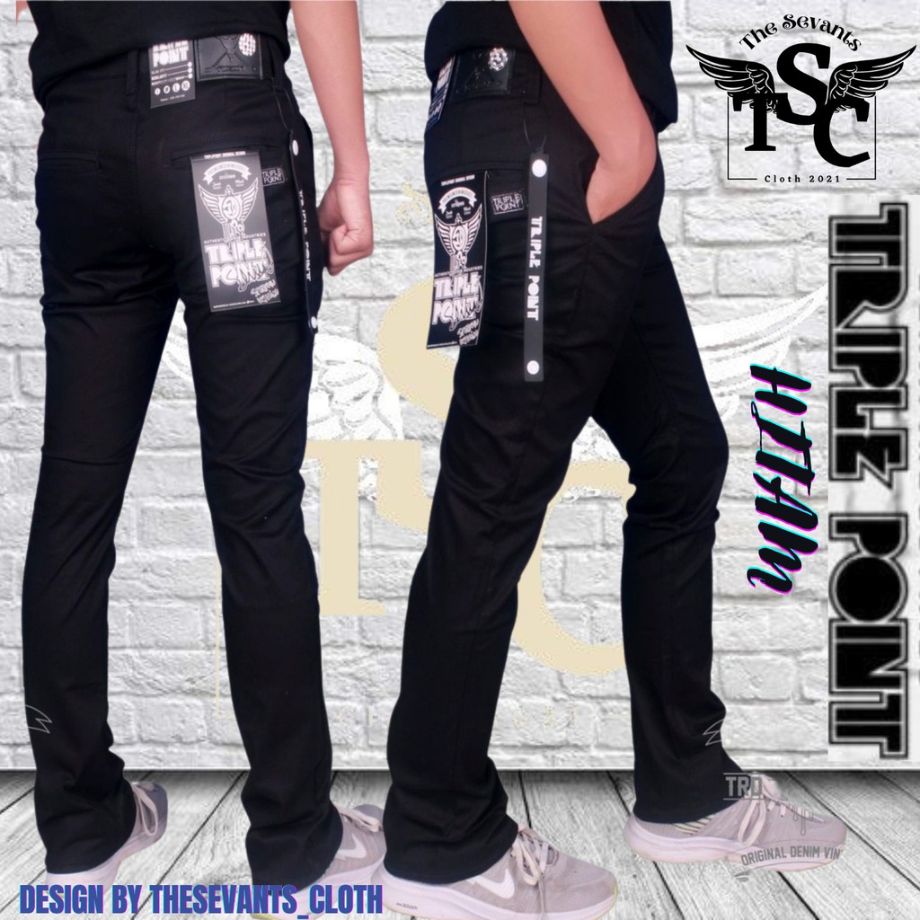Jual Celana Jeans Pria Cutbray - Celana Jeans Cutbray Pria- Celana Semi ...