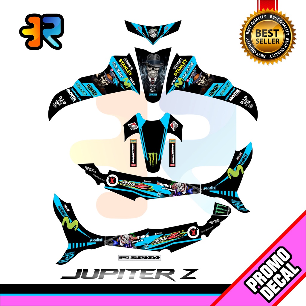 Jual Decal Stiker Motor Jupiter Z Full Body Joker | Shopee Indonesia