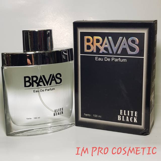Jual BRAVAS Elite Black Eau De Parfum | Shopee Indonesia