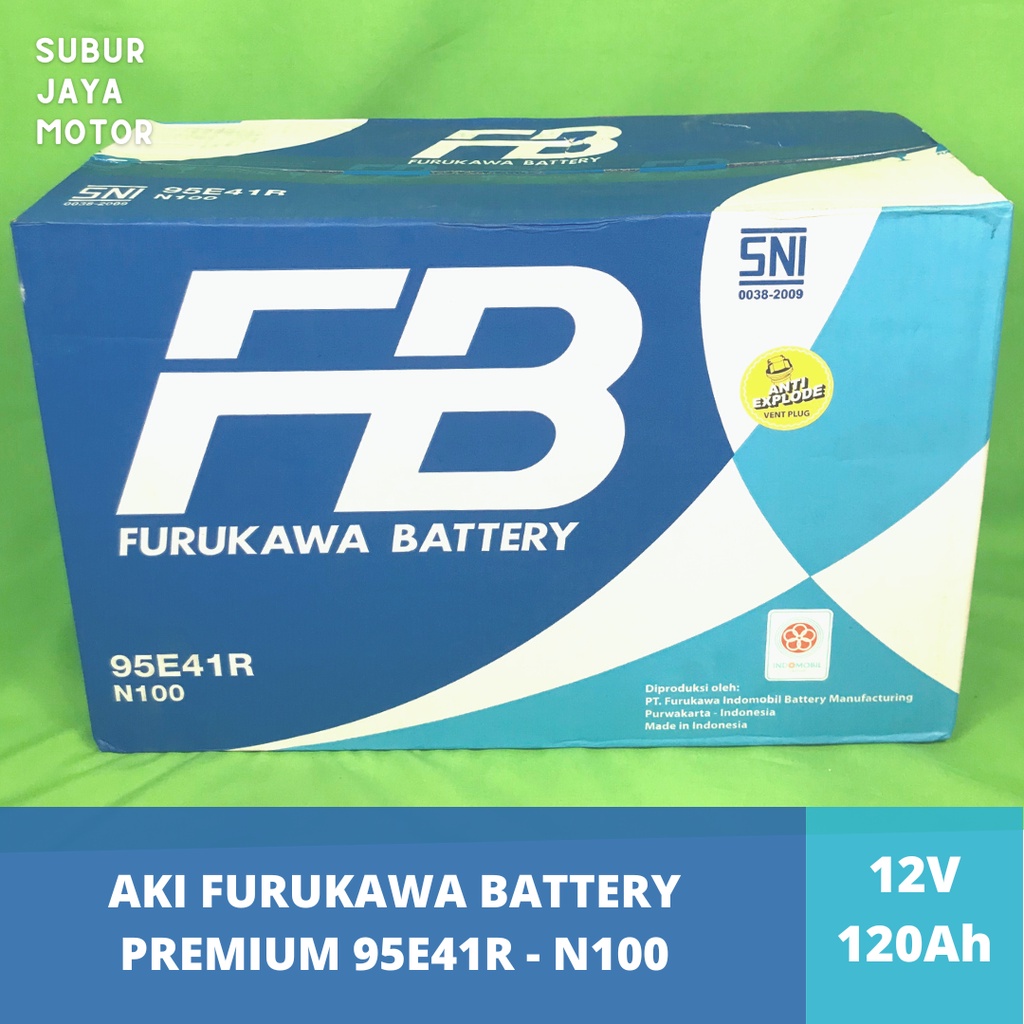 Jual AKI MOBIL FB PREMIUM N100 FURUKAWA BATTERY 95E41R (100Ah) | Shopee Indonesia