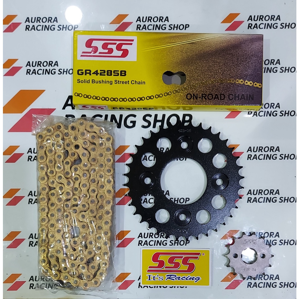 Jual GEAR SET SSS BLACK SUPRA X 125 / BLADE NEW / REVO / FIT NEW ...