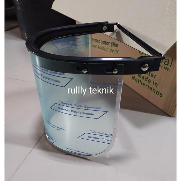 Jual Face Shield Fc48+Breket A2 Blue Eagle | Shopee Indonesia