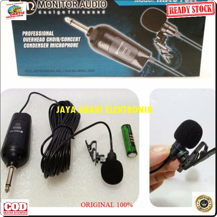 Jual G518 MIC JEPIT KABEL 8 M METER CABLE WIRE KLIP CLIP ON MIK ...