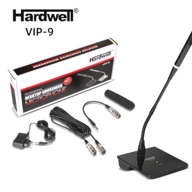 Jual Mic Conference Hardwell VIP 9 Gooseneck Meja Mimbar Podium Original | Shopee Indonesia