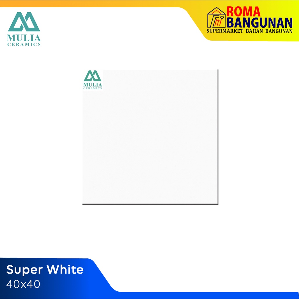 Jual Mulia Keramik Lantai / Keramik Kilap Polos Putih / Keramik Super White 30x30 40X40 | Shopee ...