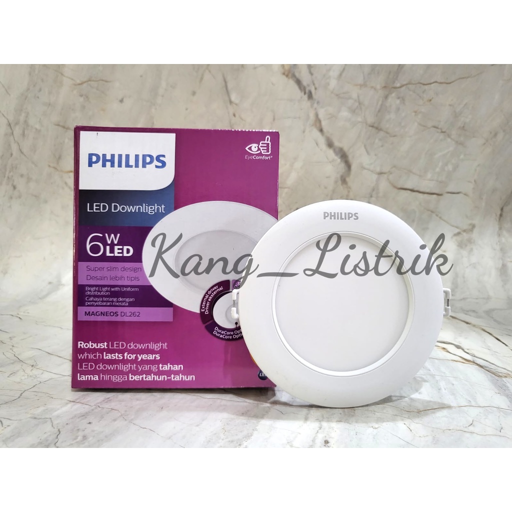 Jual Lampu Downlight LED Philips Magneos DL262 6 Watt / Philips Magneos ...