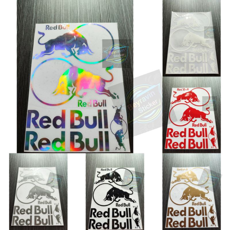 Jual STICKER REDBULL HELM RED BULL SET CUTTING | Shopee Indonesia