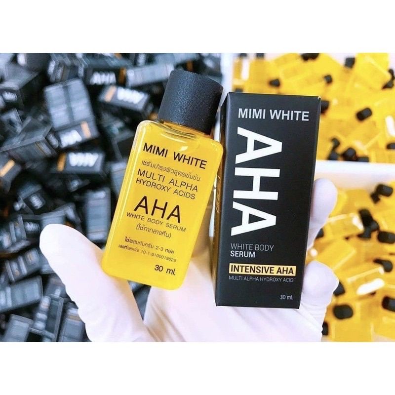 Jual MIMI WHITE AHA SERUM THAILAND ORIGINAL | Shopee Indonesia