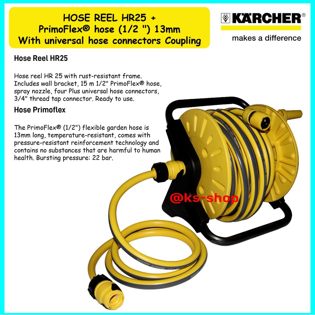 Jual Karcher HR25 Hose Reel | Karcher HR 25 + Selang Air 1/2"-1M ...