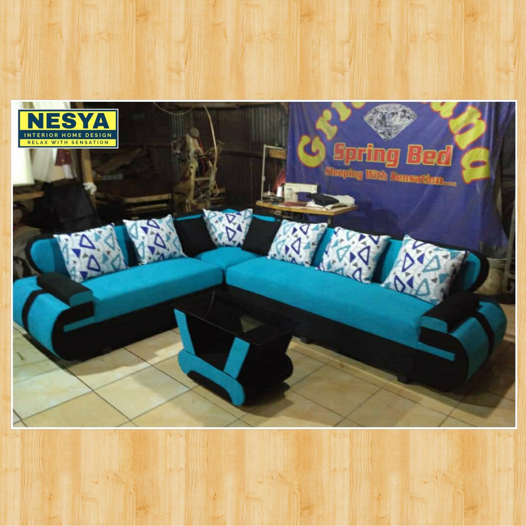 Jual SOFA BELLAGIO L SUDUT 6 SEAT JUMBO by NESYA INTERIOR | Shopee ...