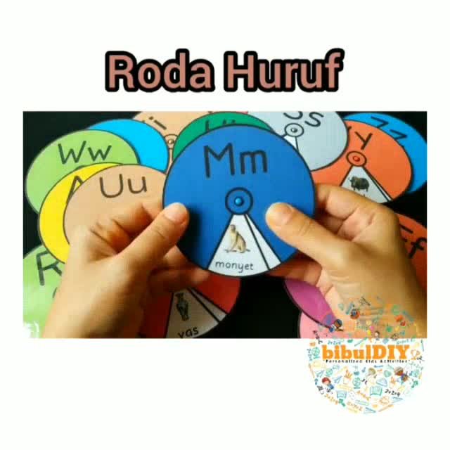 Jual Mainan Edukasi Anak Belajar Huruf | Roda Huruf | Alphabet | Shopee ...
