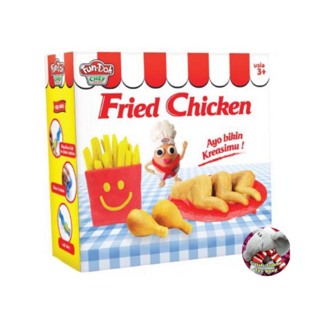 Jual Mainan Fundoh Fried Chicken Fun Doh Ayam Goreng Crispy Chef Malam ...