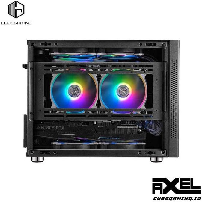Jual Cube Gaming Axel - Tempered Glass Version / Casing Pc Gaming ...