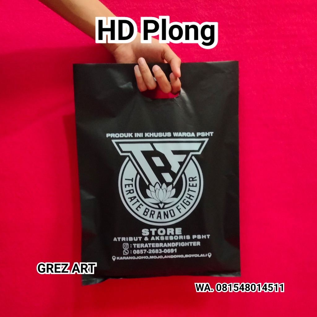 Jual Plastik Sablon HD Plong Packing Olshop 35x50 Murah, FREE DESIGN ...