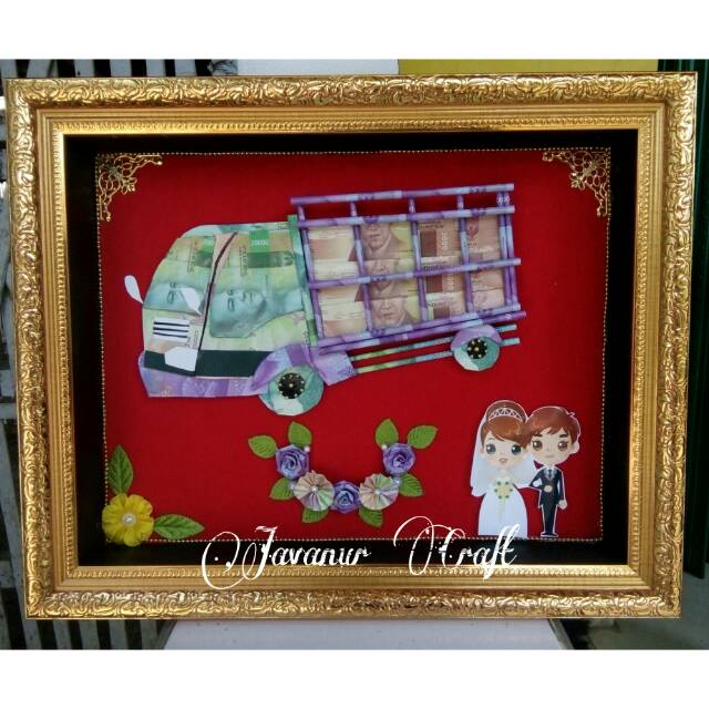 Jual Simbolis mahar truck. Ready (tinggal dikasih nama pasangan ...